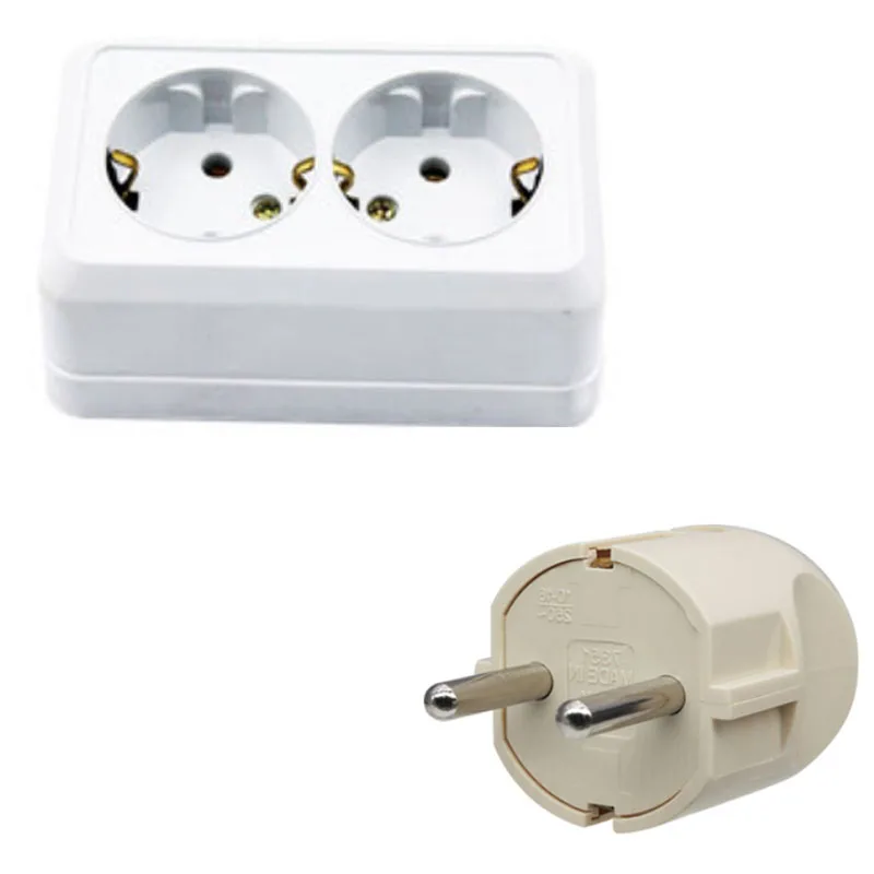 IMPA 792925插头和双插座2圆针非防水电缆插头和插座| Alibaba.com