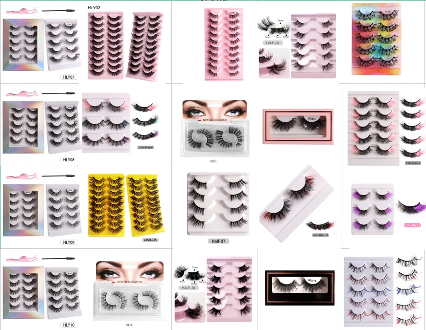 Private Label False Eyelash Sets Oem Odm Wholesale Eye Lash Soft ...