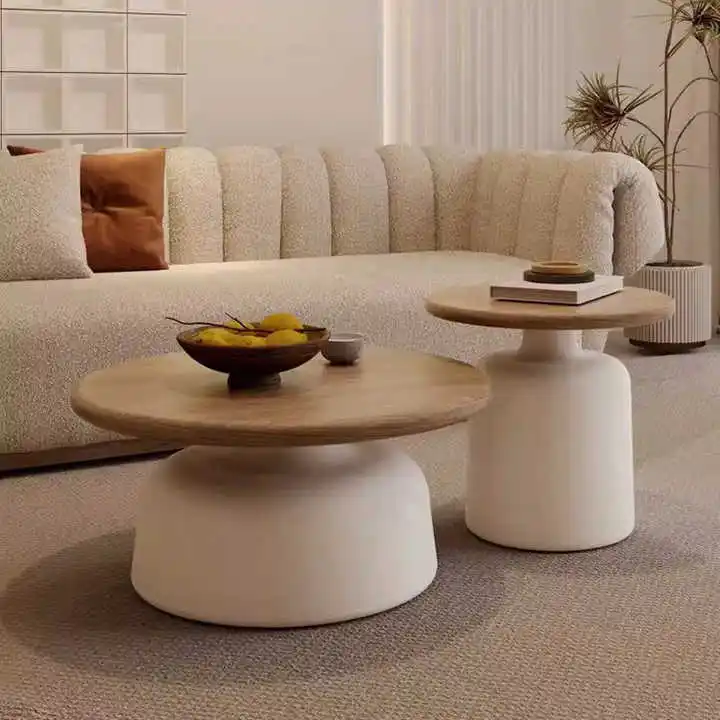 Nordic Simple Style Round Coffee Table - Stylish & Durable