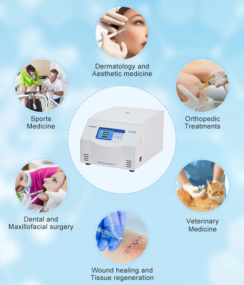 Platelet Rich Plasma Centrifuge 6000rpm Laboratory Centrifugeuse Prp ...