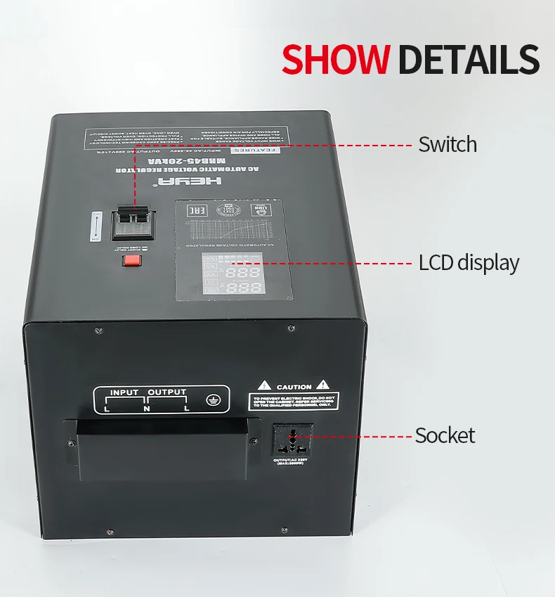 20KVA Single Phase Automatic Voltage Regulator - High Precision