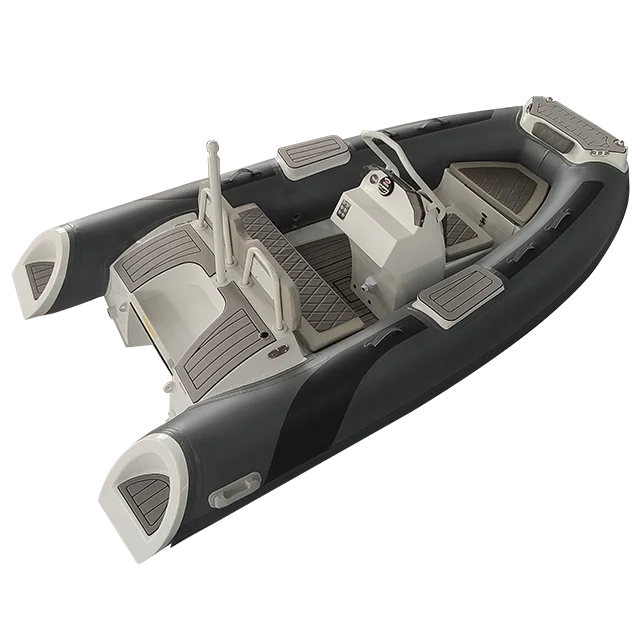 3.8m Aluminum Center Console Fishing Boat Inflatable Yacht With Bench ...