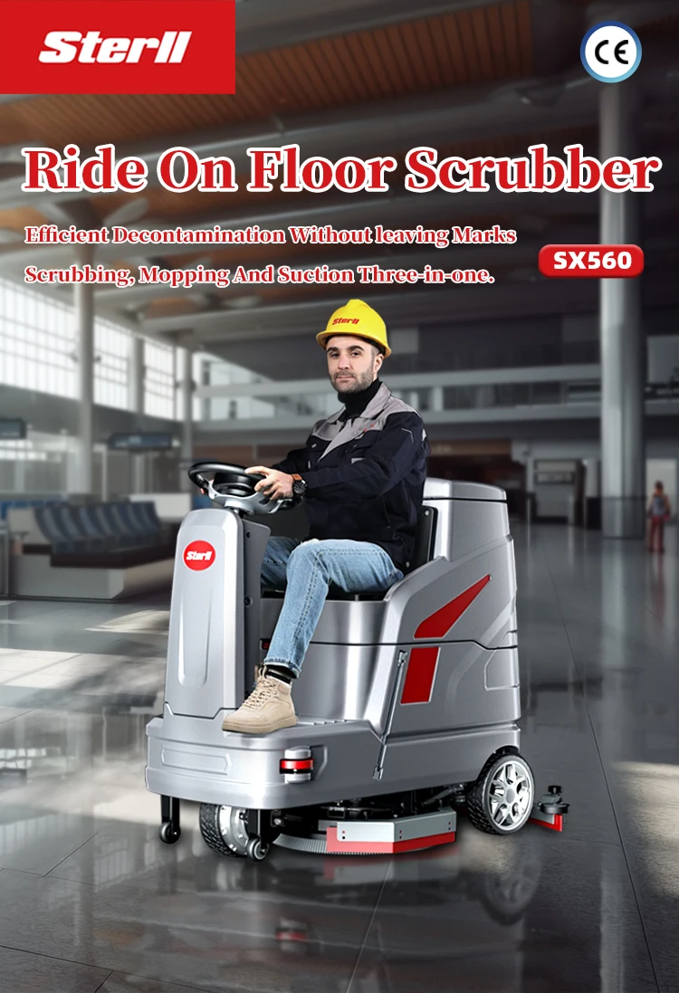 Stock Available Industrial Floor Scrubber Machine Scrubber Equipment ...