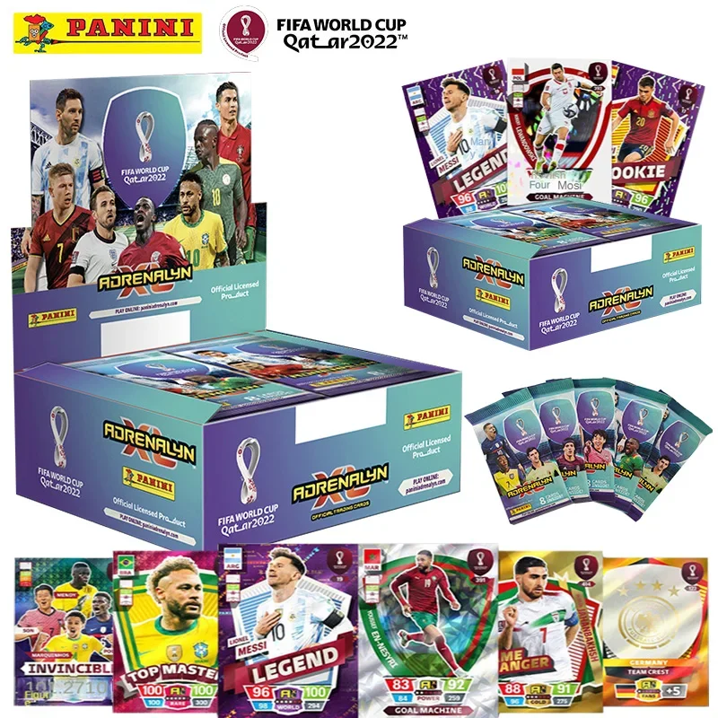 Panini 2022 Fifas Qatar Messi Neymar Football Star Stickers