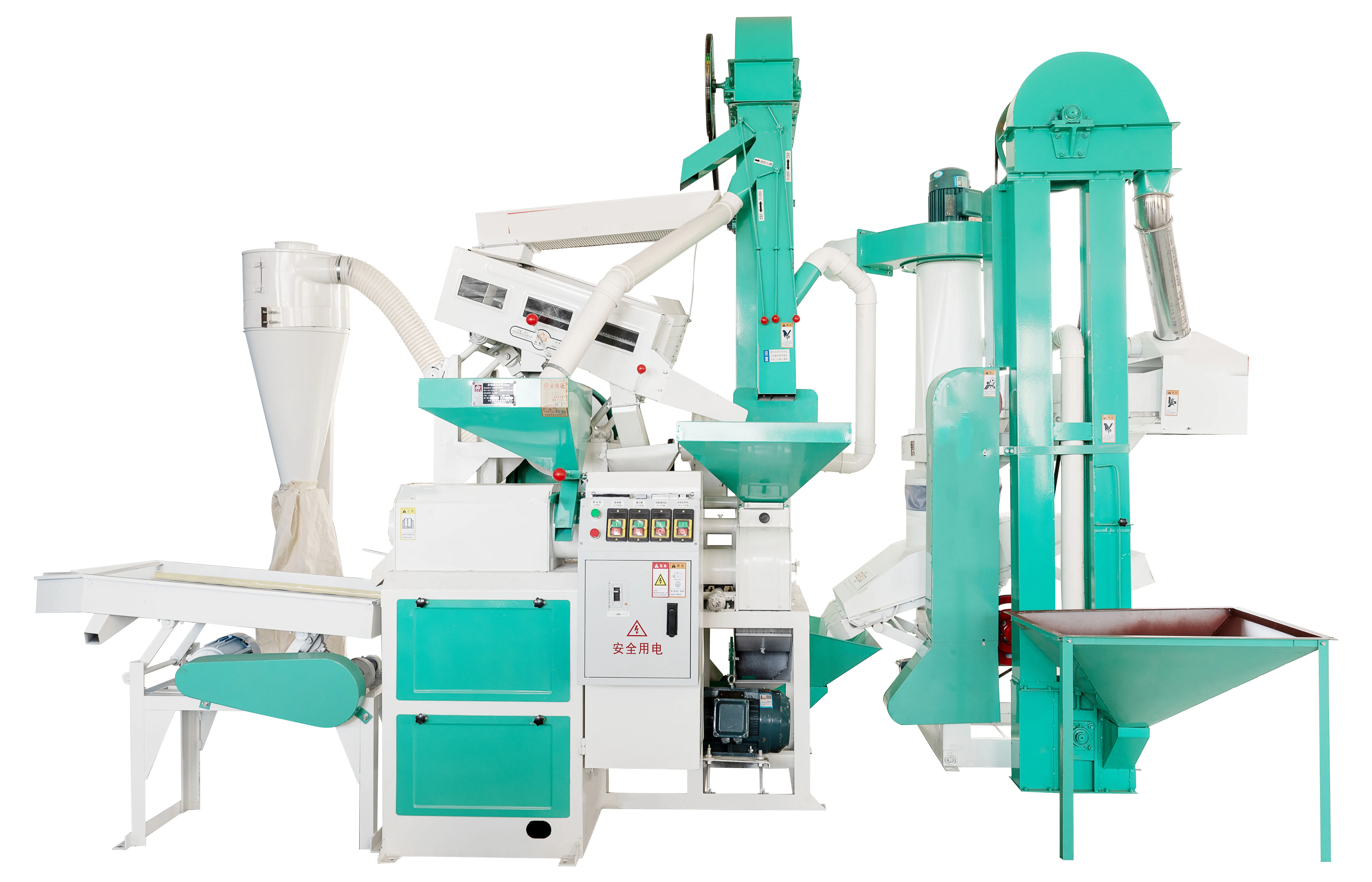 Anon 700-1200kg/h Rice Milling Machine Complete Set Combined Complete ...