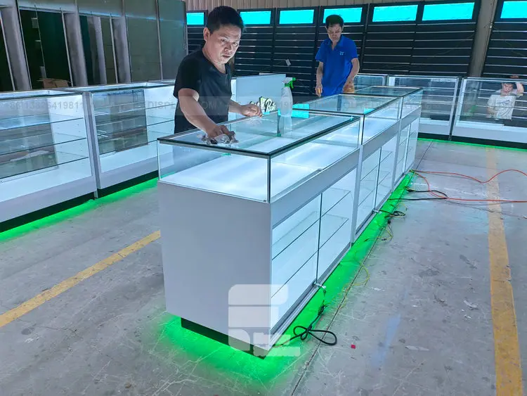 Smoke Shop Showcase Counter Cabinets - Bespoke Shopping Mall