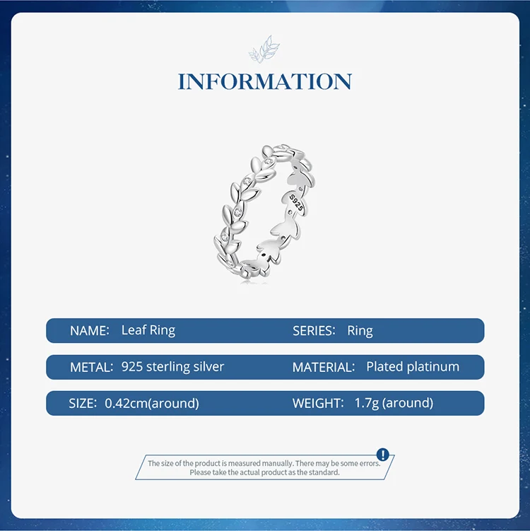 Leicare New Designer Dainty Band Ring Platinum Plated Sterling 925 ...