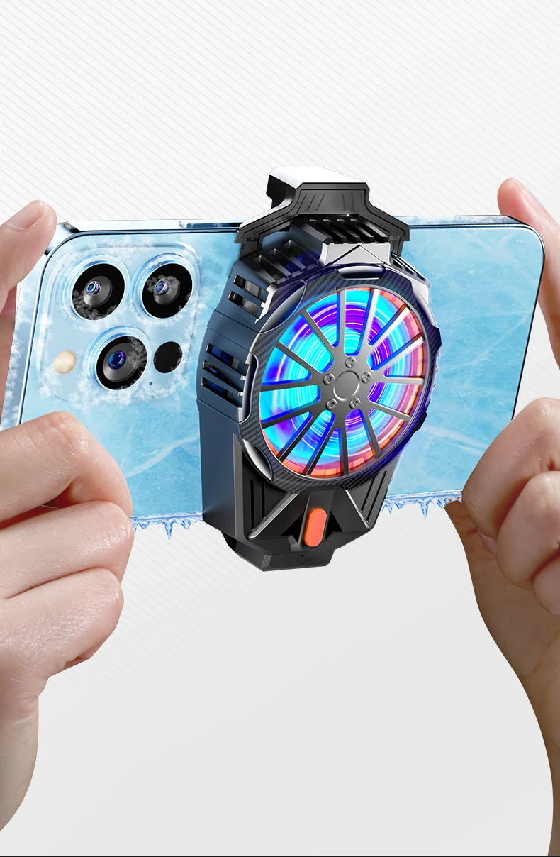 For Customize Logo And Box Adjustable Smart Phone Semiconductor Cooler ...