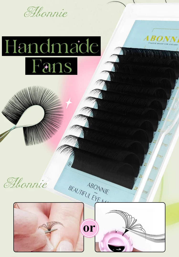 Private Label Individual Eyelash Extension Supplies 0.03 05 Dark Matte Cashmere Lash Trays Matte ...