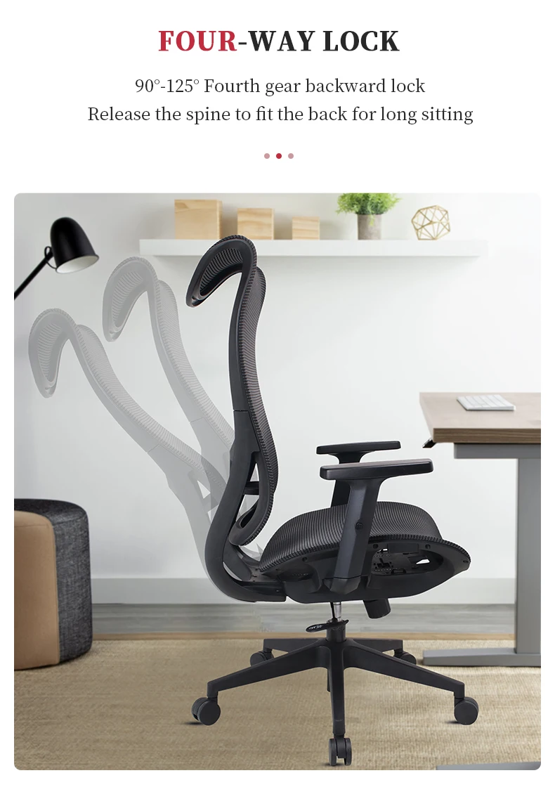 Adjustable Height Custom Metal Frame Full Mesh Fashionable Design ...