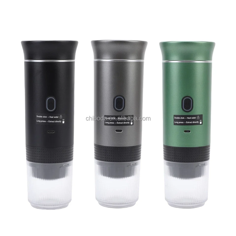 60ml Travel Portable Espresso Coffee Maker Electric Wireless Self ...