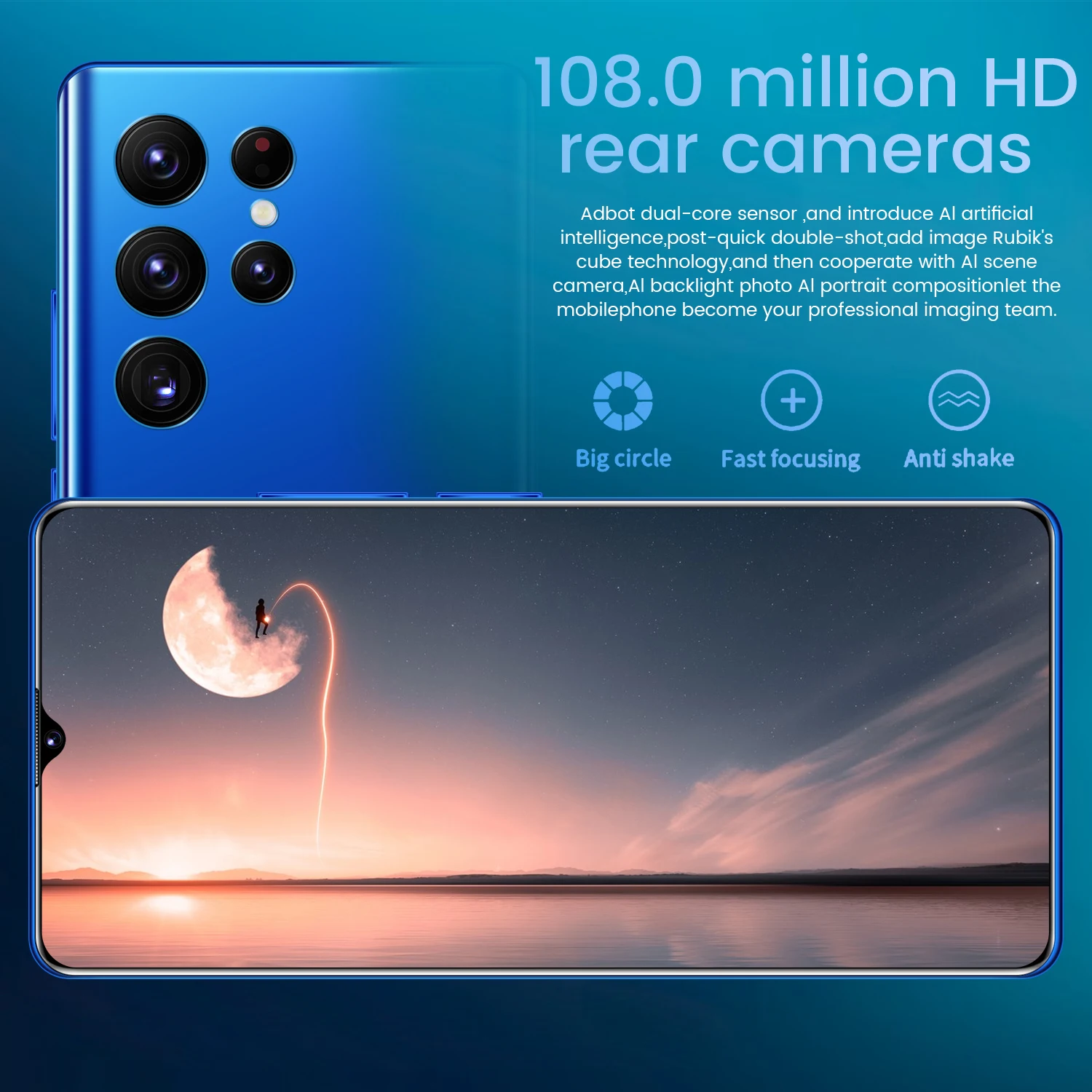 New S23 Ultra S23 Big Screen 7 2 Inch 16g 1t Original Face Unlock Smart ...