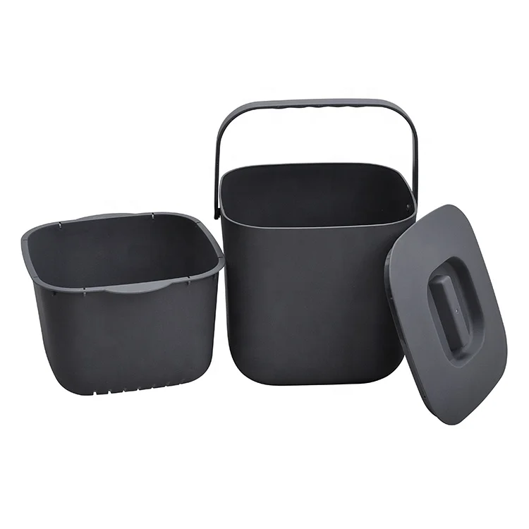 Wholesale 7 Litre Hot Plastic Kitchen Compost Bin