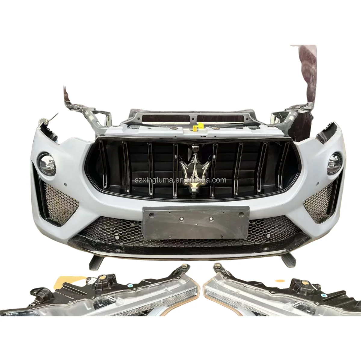 For Maserati Levante Front Bumper Grille Radiator Fan Headlights Fender ...
