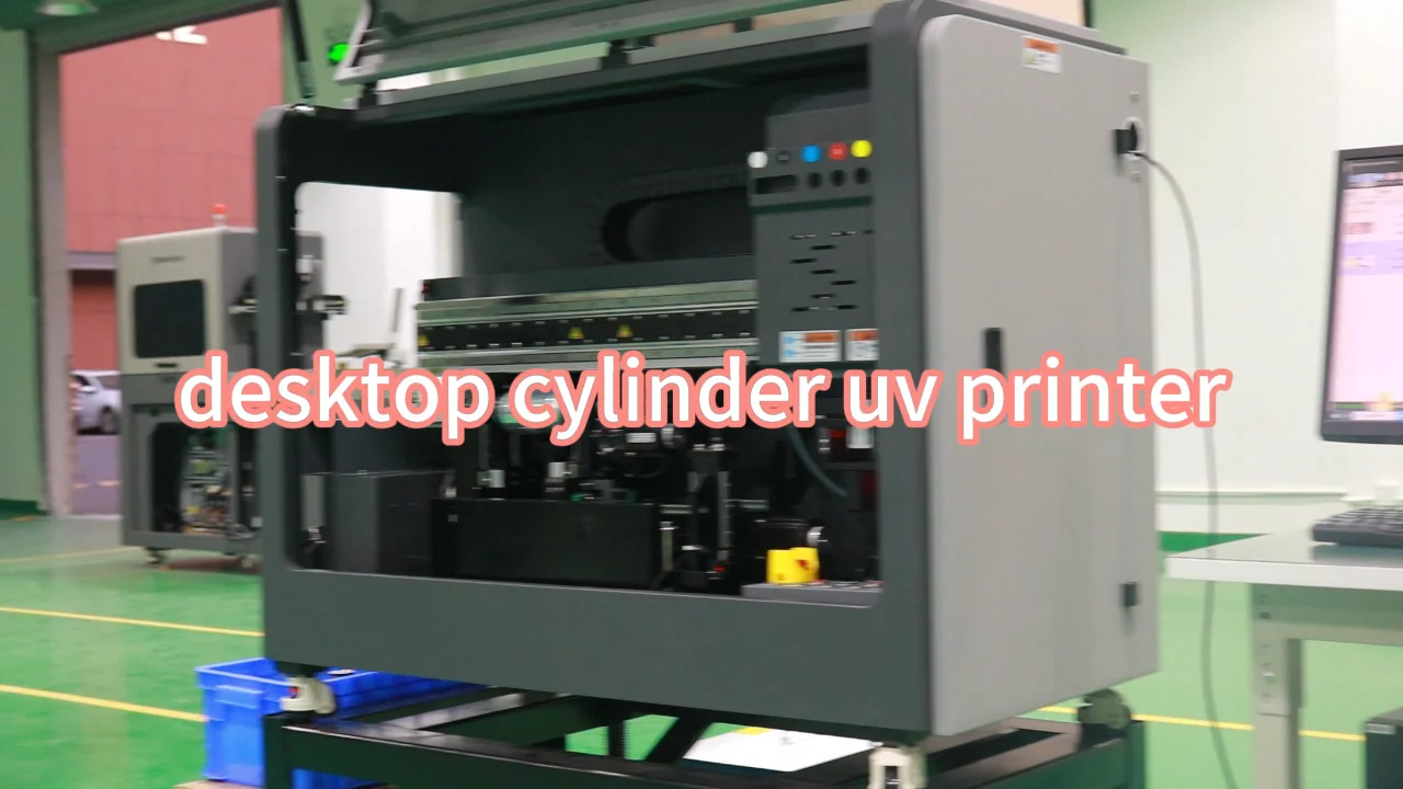 Suntech High Speed Desktop Uv Cylinder Printer For Glass Bottles 360 ...