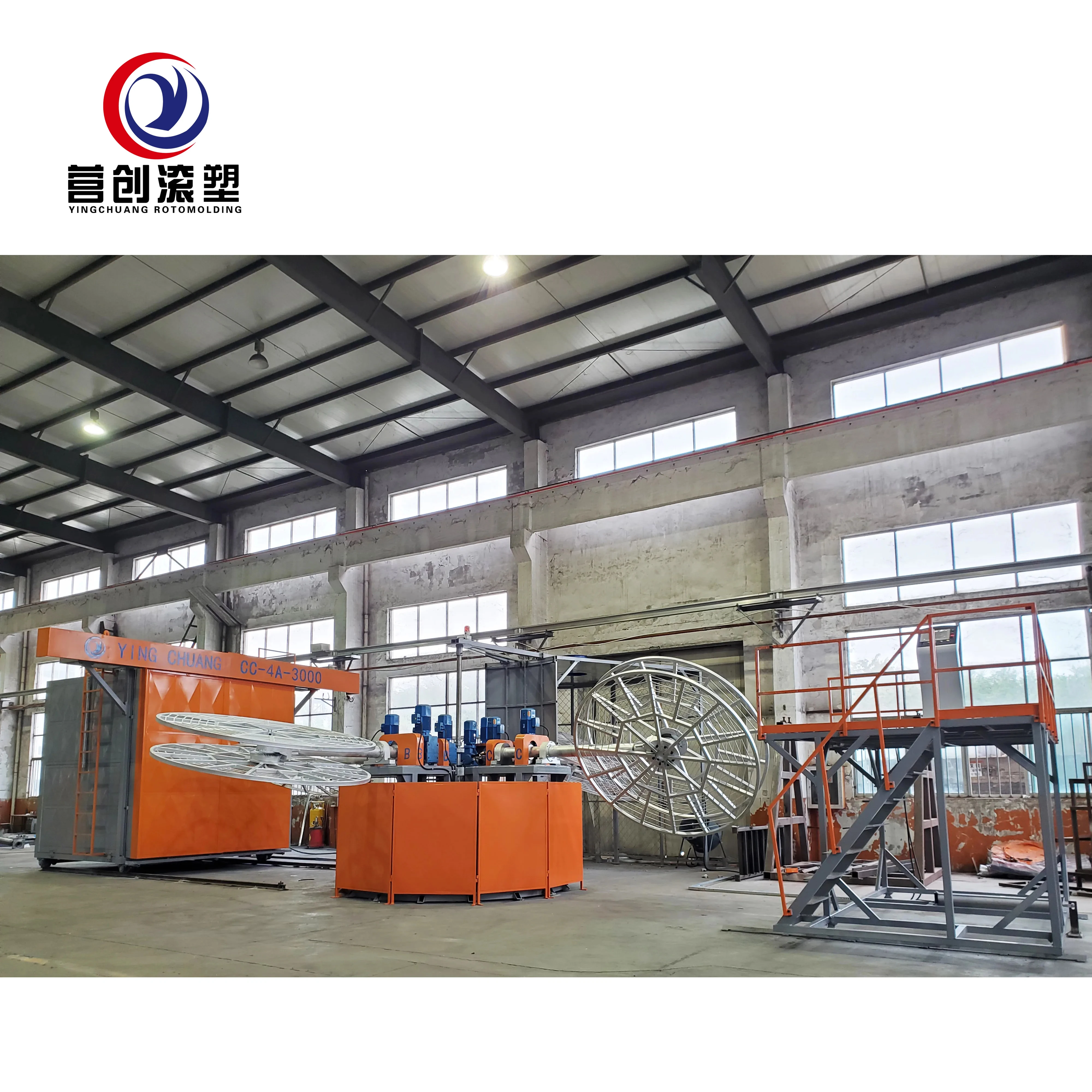 Water Tank Carousel Machine Rotomolding Carousel Rotomolding Machines ...