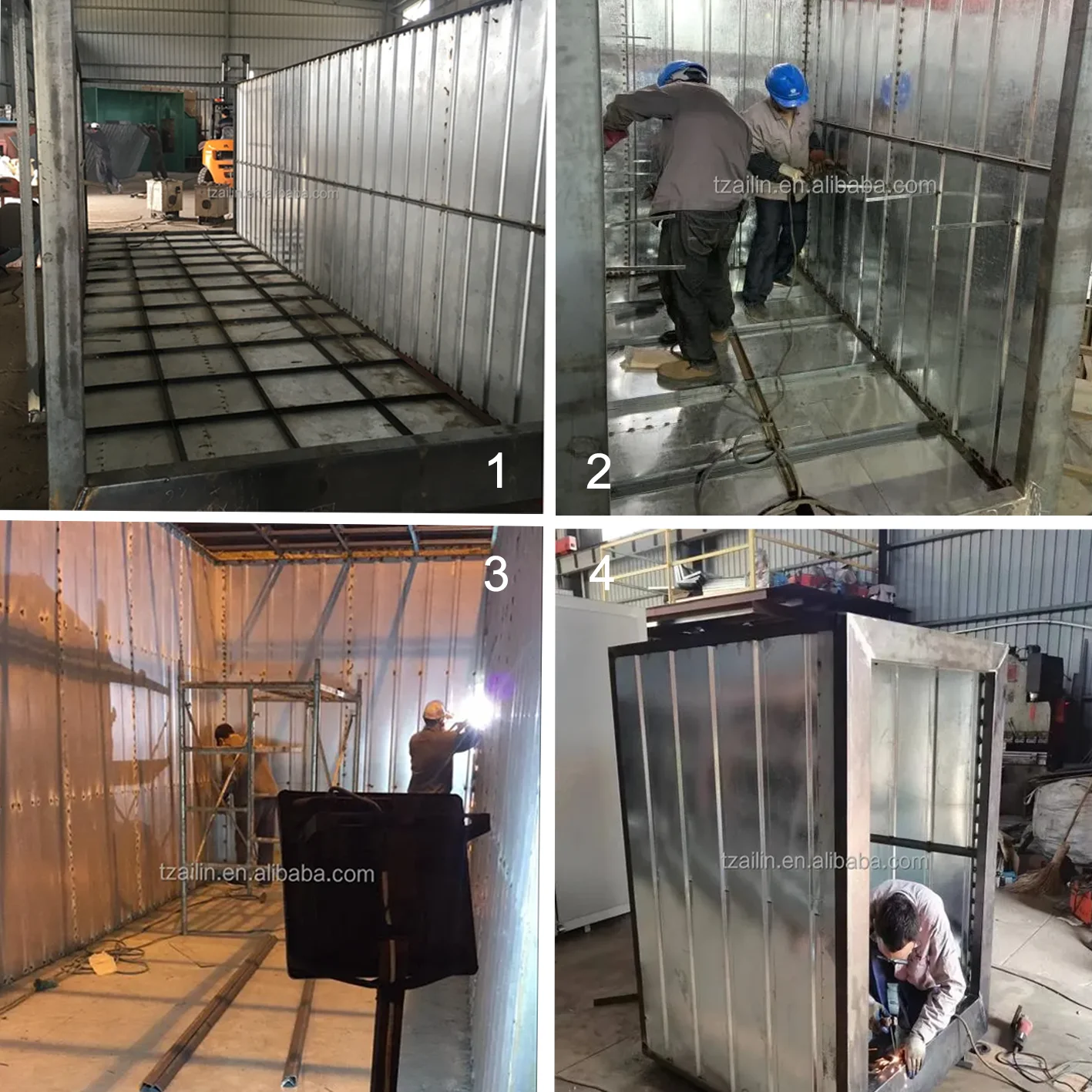 Ailin Industrial Large Powder Coating Curing Oven Gas Heating - Buy Gas ...