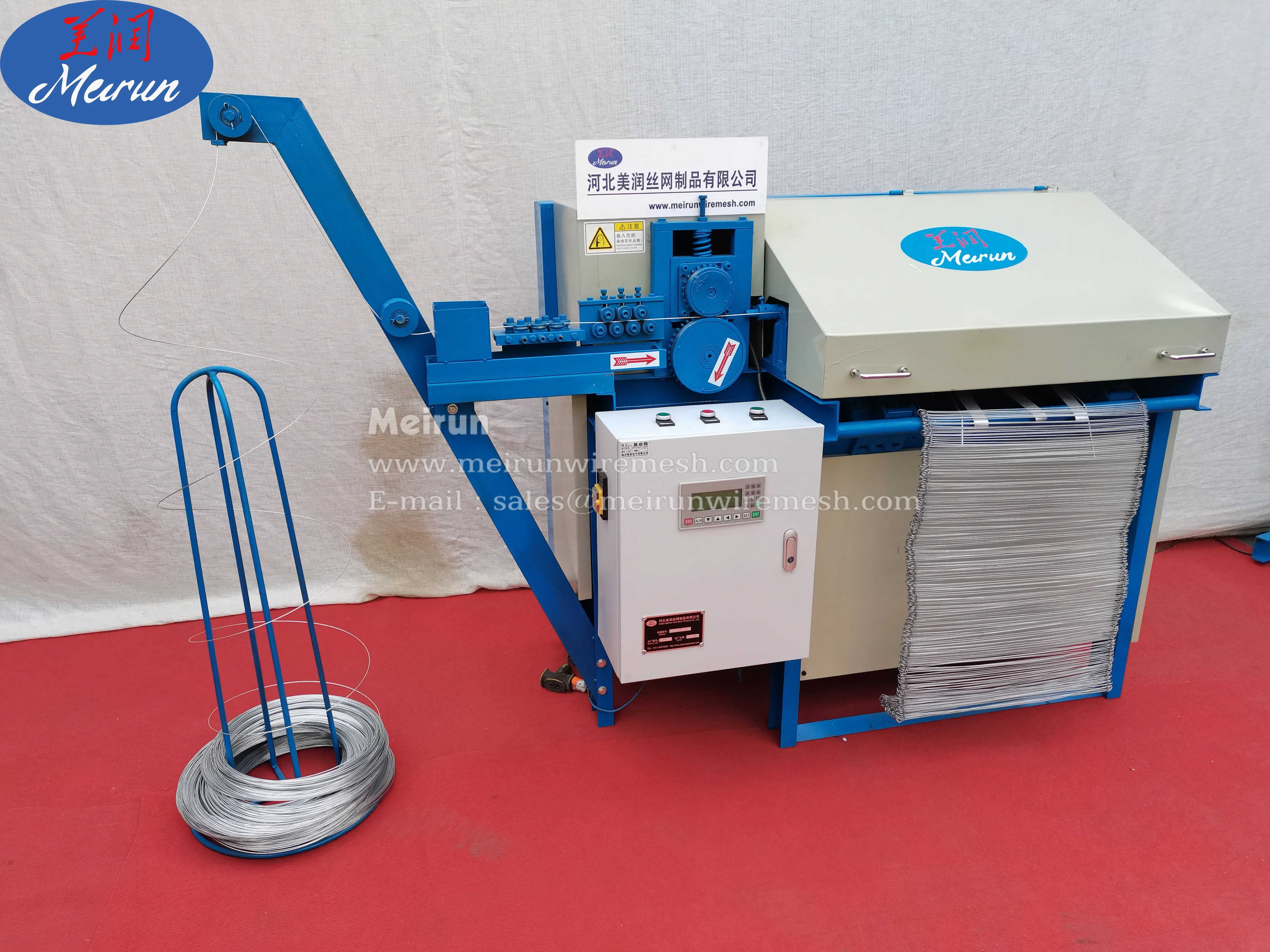 High Efficiency Double Loop Tie Wire Machine by MEIRUN