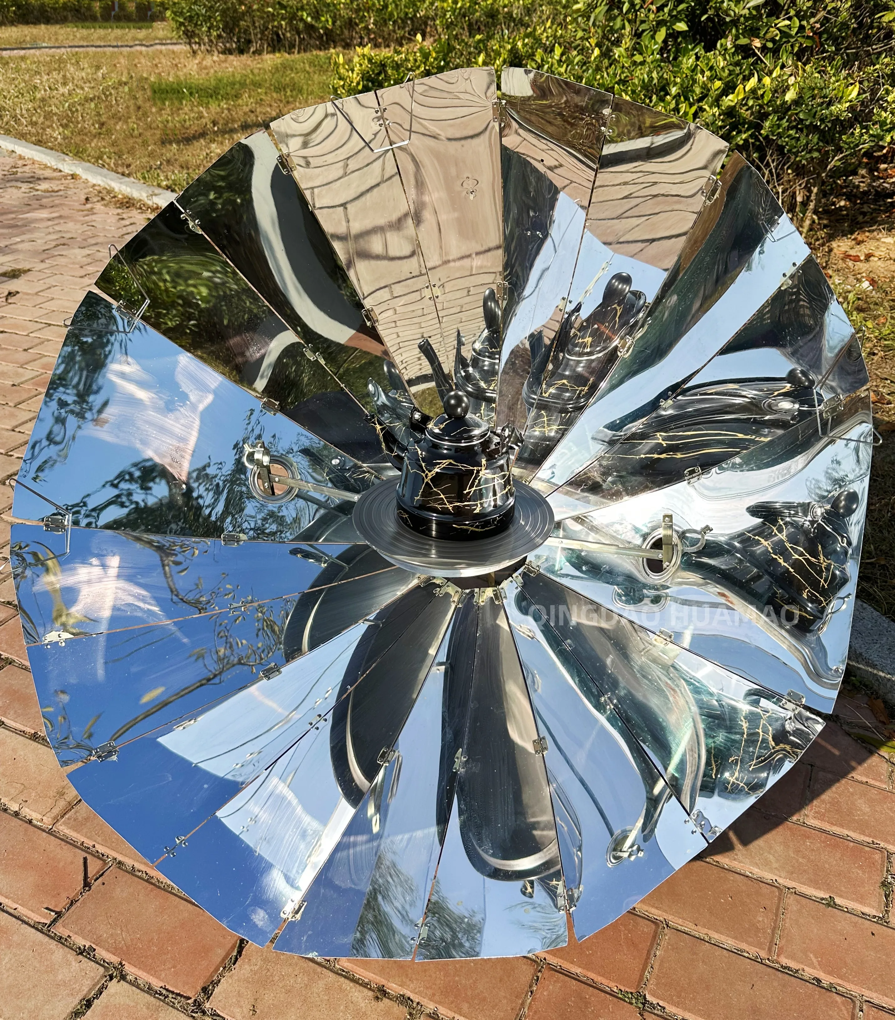 Outdoor Foldable Aluminum Solar Cooker - Buy Portable Solar Cooker ...