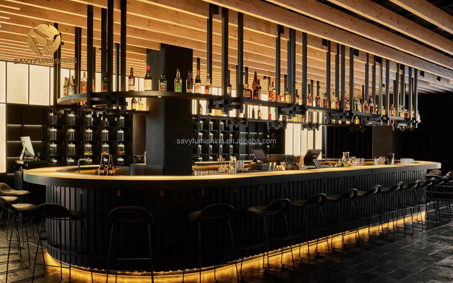 Commercial Restaurant Counter Design Modern Coffee Shop Counter Cafe ...