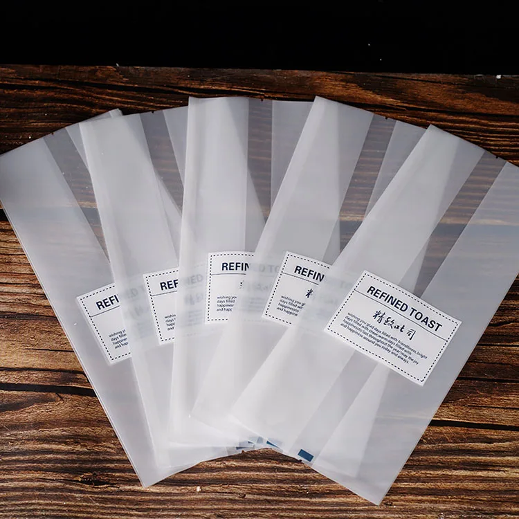 Custom Printed Ldpe Clear Plastic Bread Packaging Cellophane Bag With ...