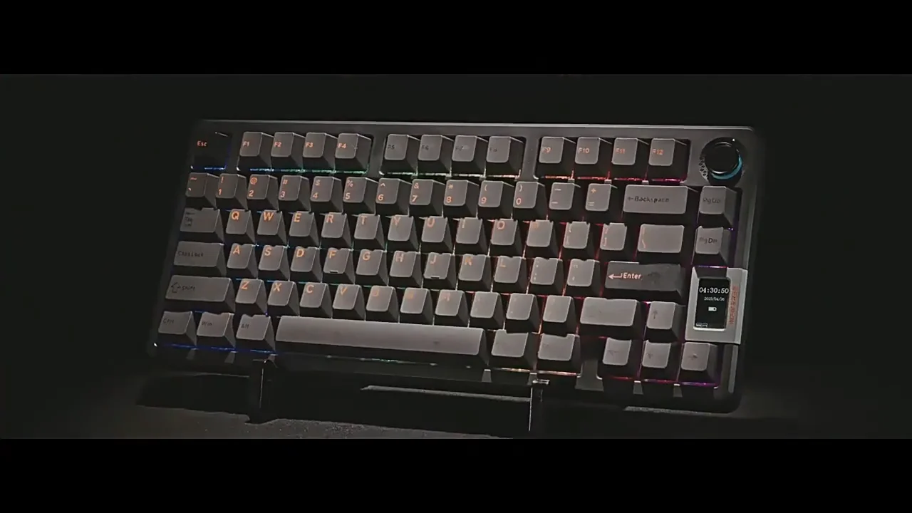 Keyverse Infi75 Mechanical Keyboard Majiang Hifi Sound 3 Mode Wireless ...