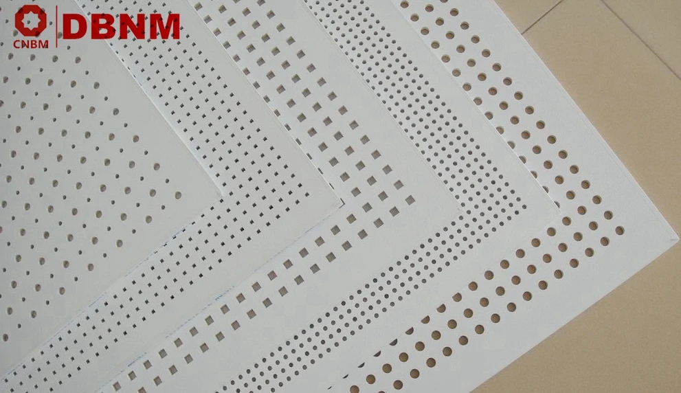 Perforated Gypsum Ceiling Tile Perforated Ceiling Board 9mm/12mm ...