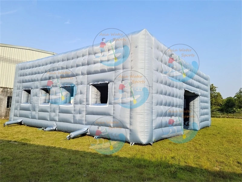 Custom Fireproof Inflatable Night Club Structure Portable Marquee Cube ...