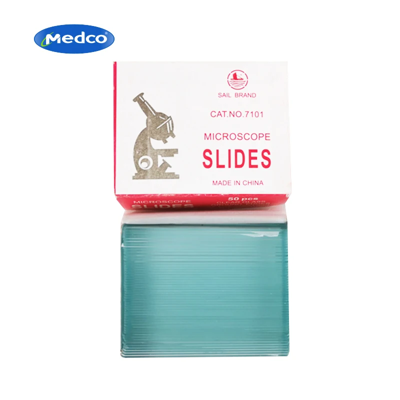 7101 7102 7105 50pcs 72pcs Laboratory Glass Microscope Slide Mailer ...