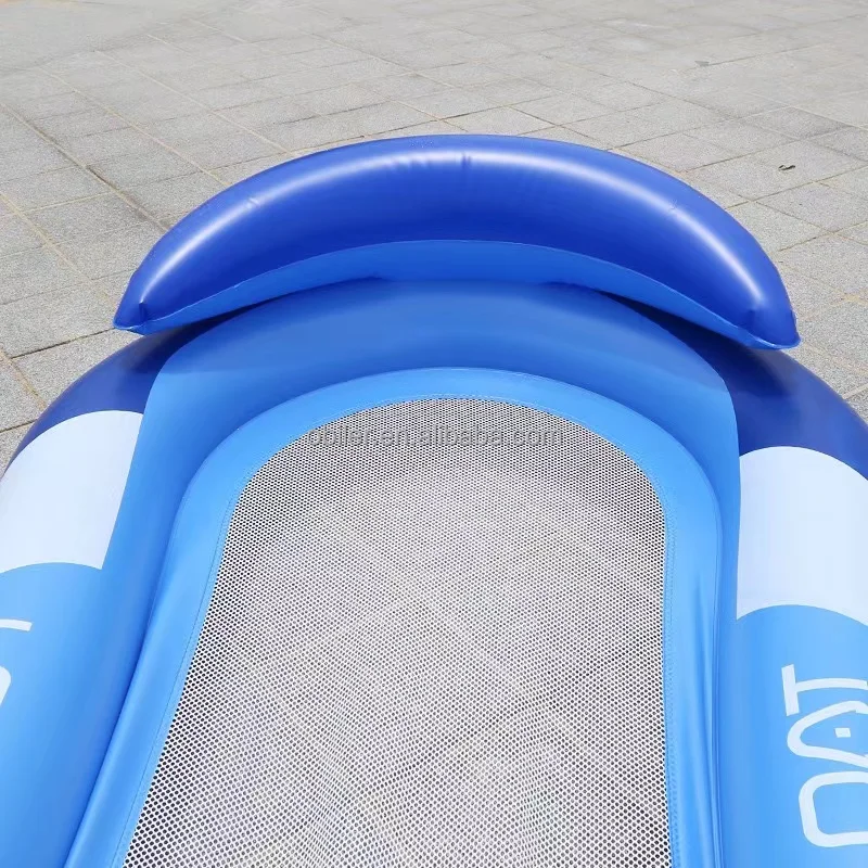 Obl Inflatable Swimming Pool Lounge With Safety Nets And Neck Rest ...