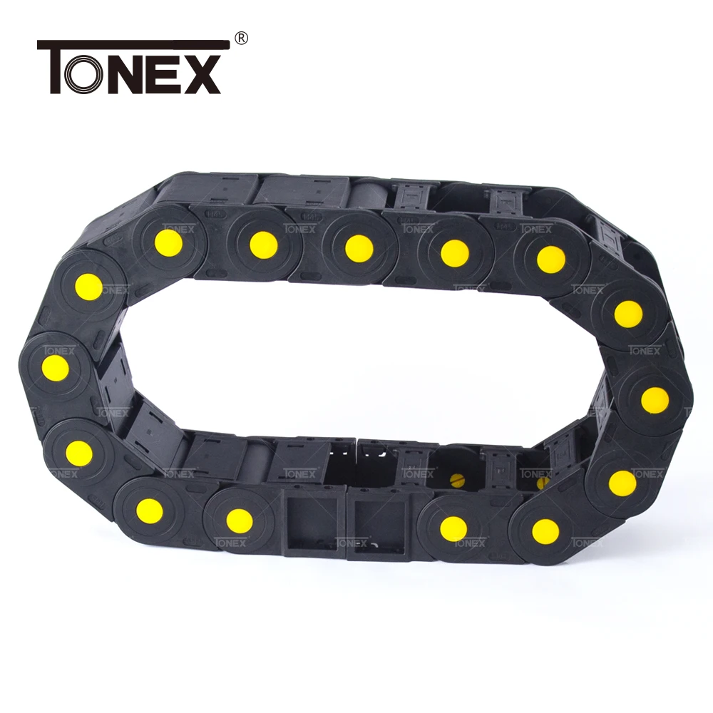 Drag Chain Machine L 1000 Mm Nylon Pa66 Electric Flexible Plastic Cable ...