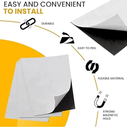 Dr. Magnet Grade Industrial Magnet Soft Rubber Magnetic Self-Adhesive ...