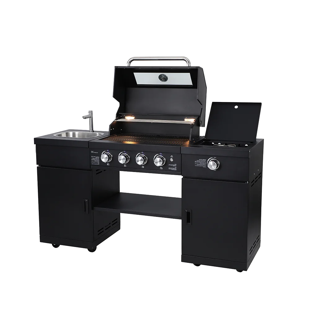 Hot Sale Modular Outdoor Kitchen Independent Barbecue Gas Grill with ...