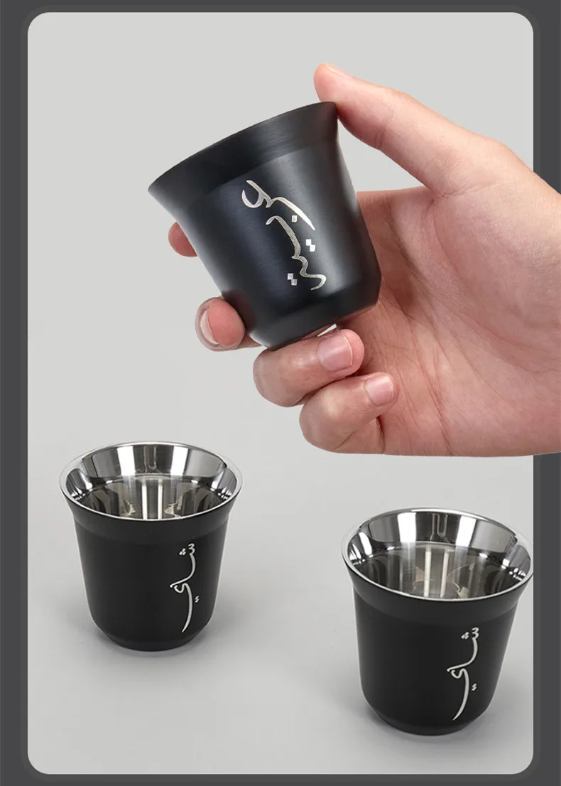 3 Pck Custom Arabic Double Wall Vacuum Insulated Ramadan Cup Set ...