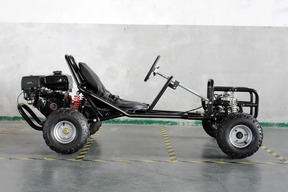 Petrol Powered 270cc Fully Shock-absorbing Small Drift Go Karting 60km ...
