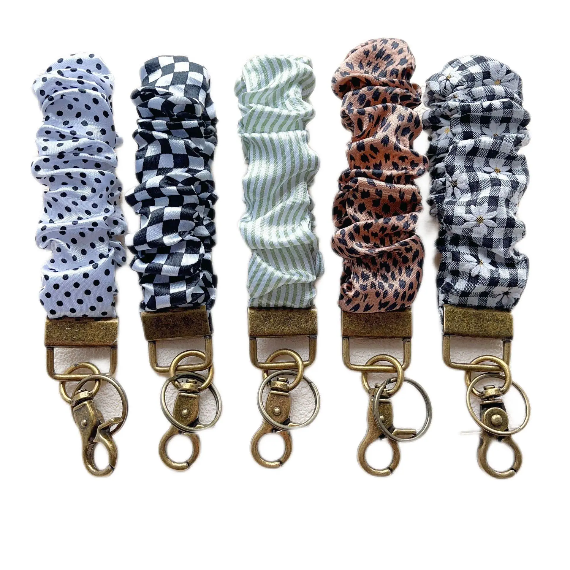 New Arrival Hair Accessories Polyester Fabric Self Defense Keychain ...