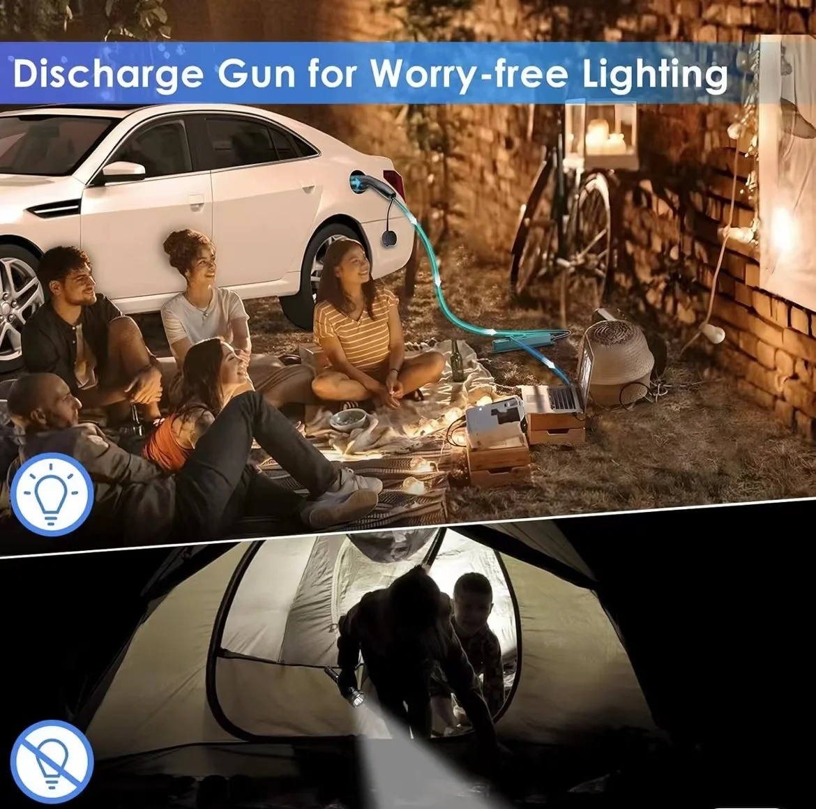 Usa Standard Ev V2l J1772 Charging New Energy Vehicle Discharge Gun 16a ...