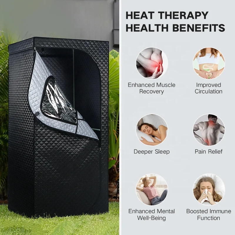 Full Body Portable Steam Sauna Kit - Personal Spa Infrared