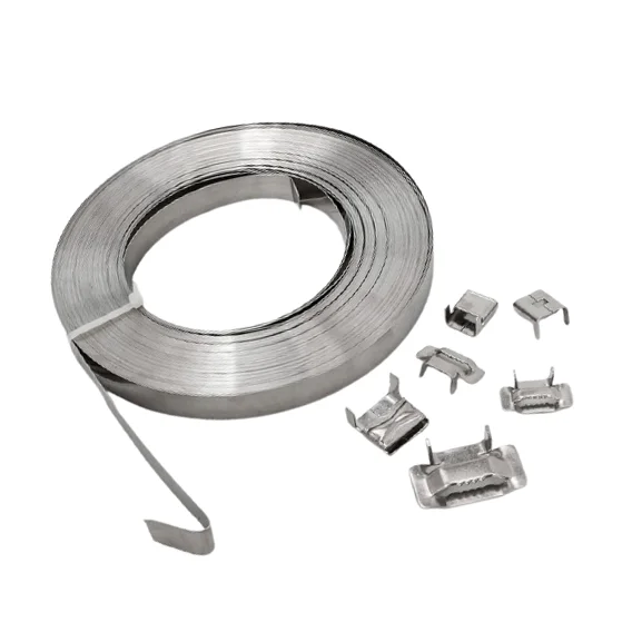 Ss201 304 Adjustable Stainless Steel Banding Strap Belt With Buckle ...