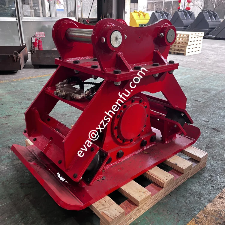 Excavator Hydraulic Attachment Excavator Compaction Plate - Buy ...