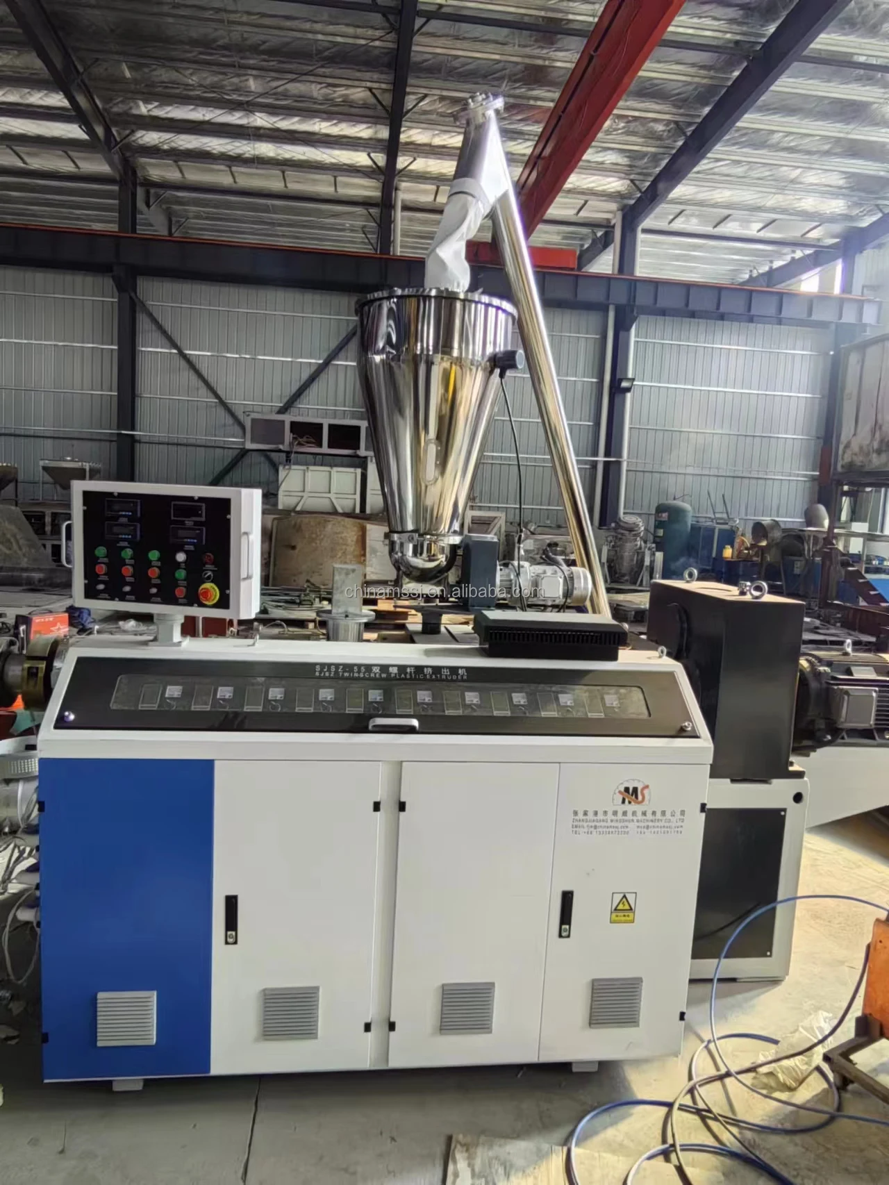 Plastic Electrical Conduit Pvc Pipe Making Manufacturing Machine - Buy ...