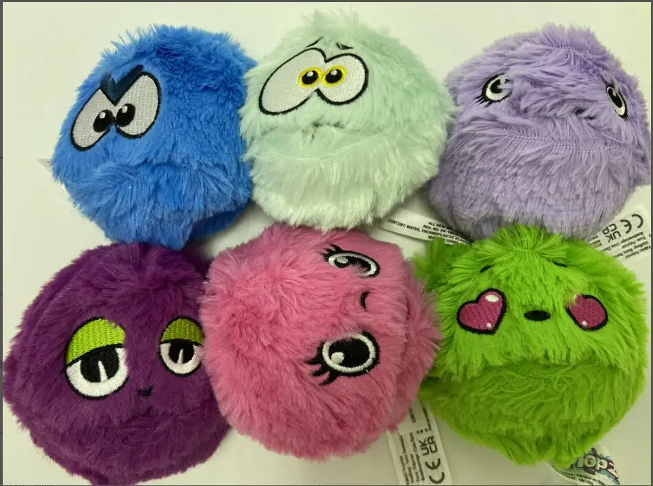 New Arrivals Plush Keychain Fluffy Ball Key Chain Squishy Animal Toys ...