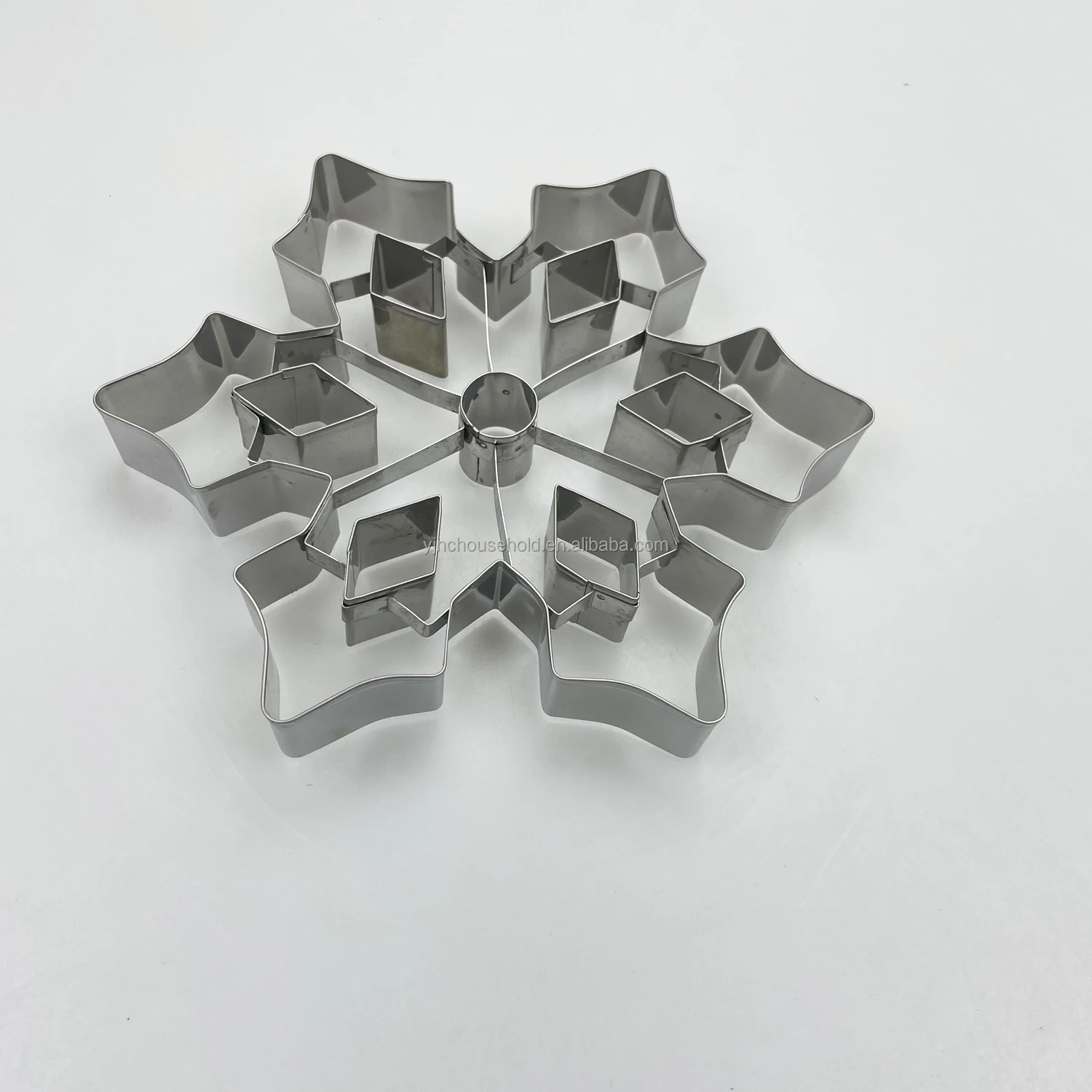 Stainless Steel Big Winter Snowflake Cookie Cutter - Buy Snowflake ...