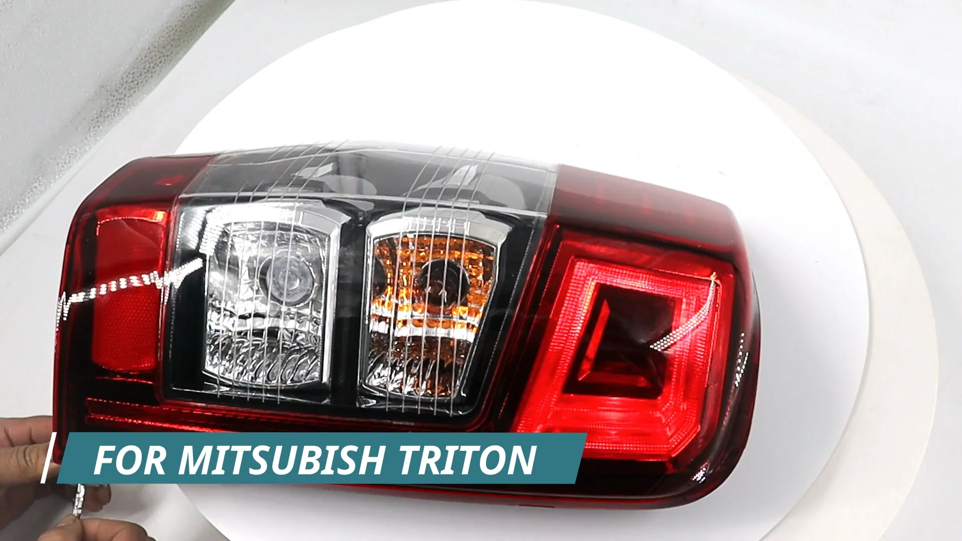 Geling Red Gray Tail Light For Mitsubishi Triton L200 2018 2019 2020 ...
