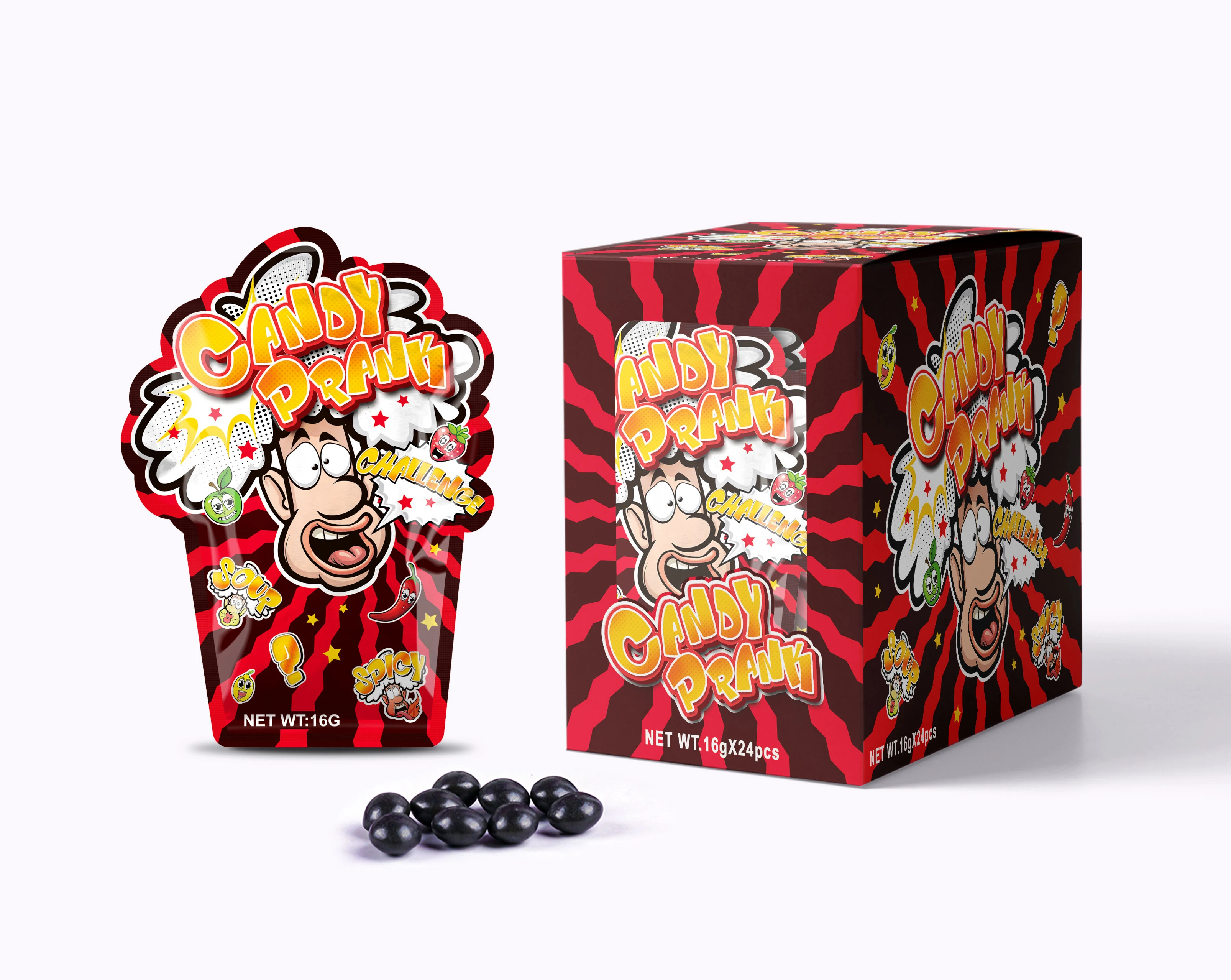 Prank Candy Halal Factory Slittles Candies Bulk Fruit Chews