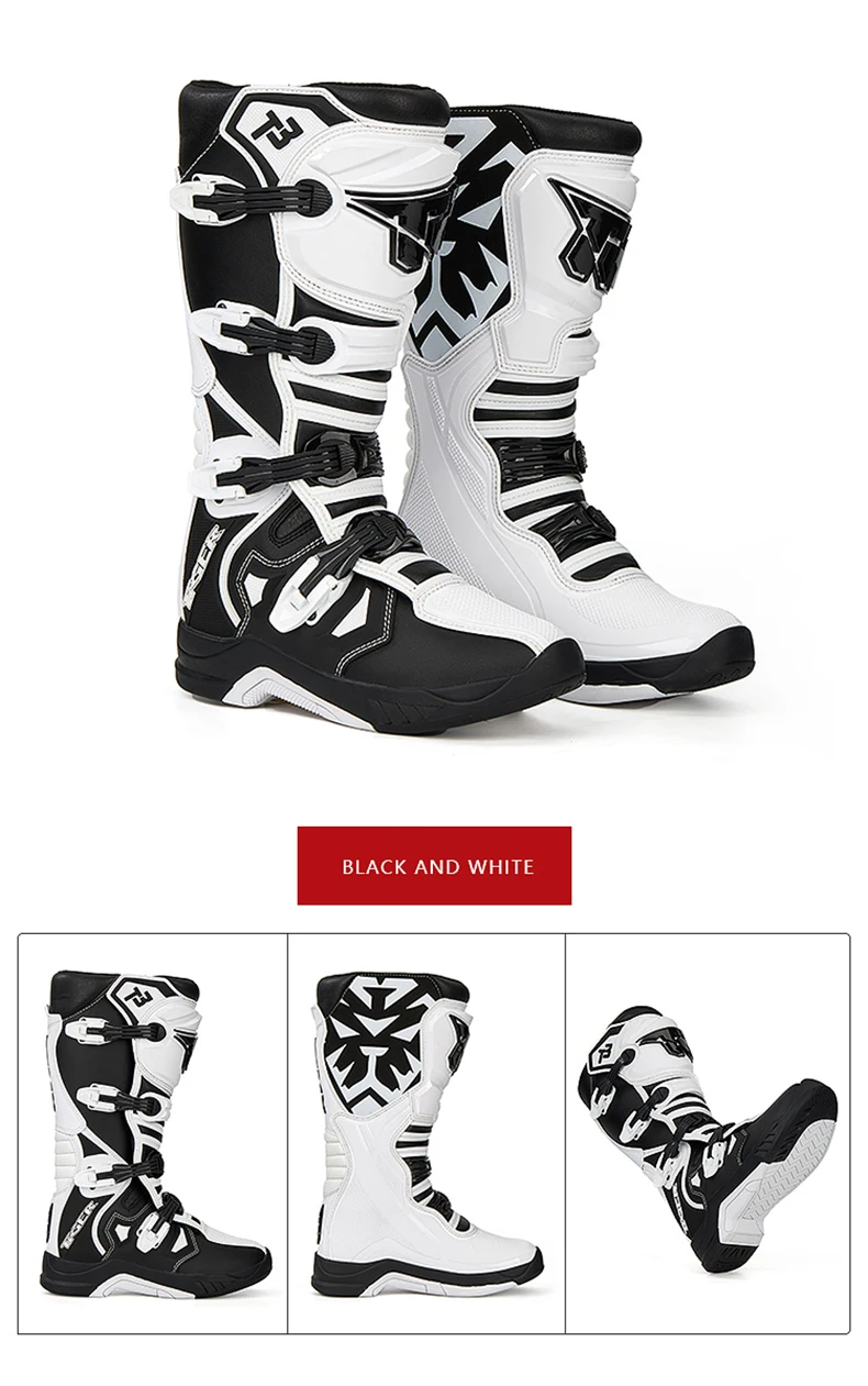 Tiger T3 New Product Adult Motorcycle Racing Boots Motocross Off-road ...