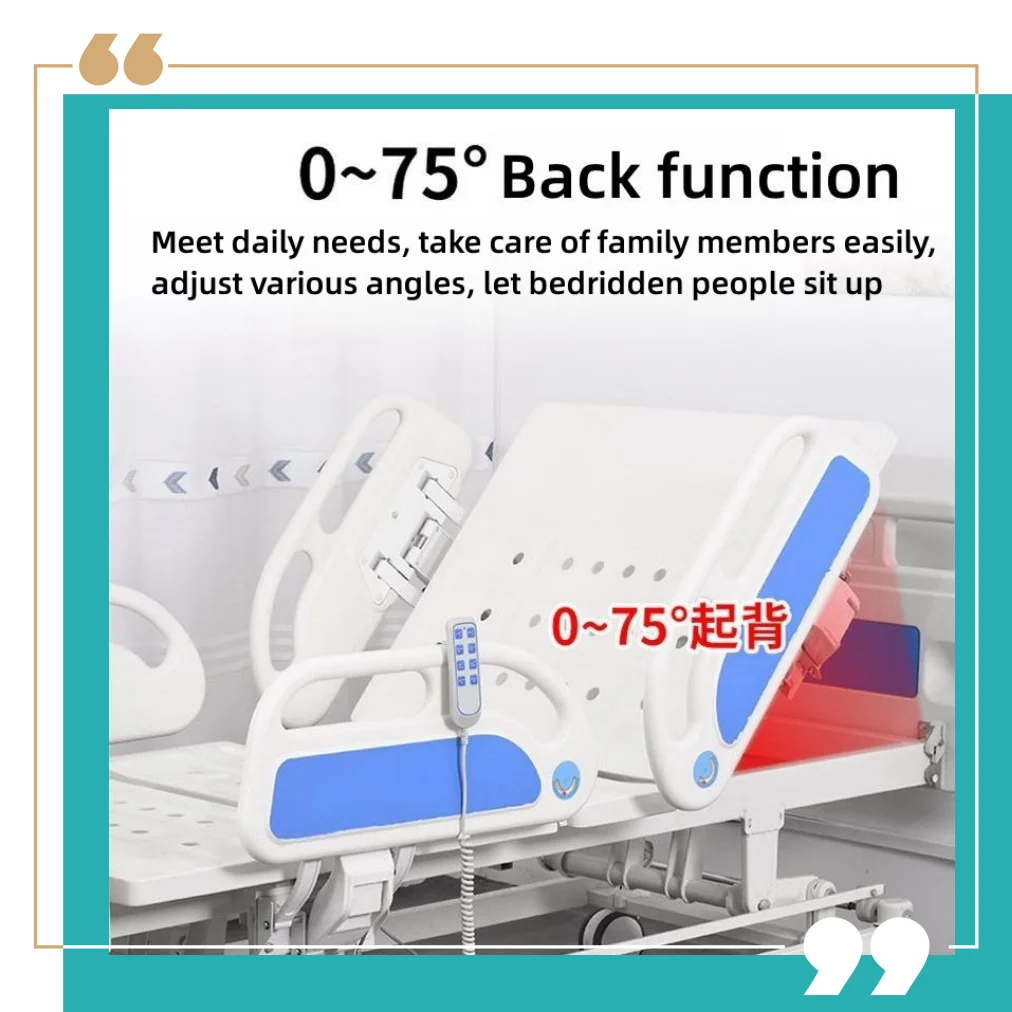 Hospital Electric Beds 3 Function For Patient Icu Medical Nursing Bed ...