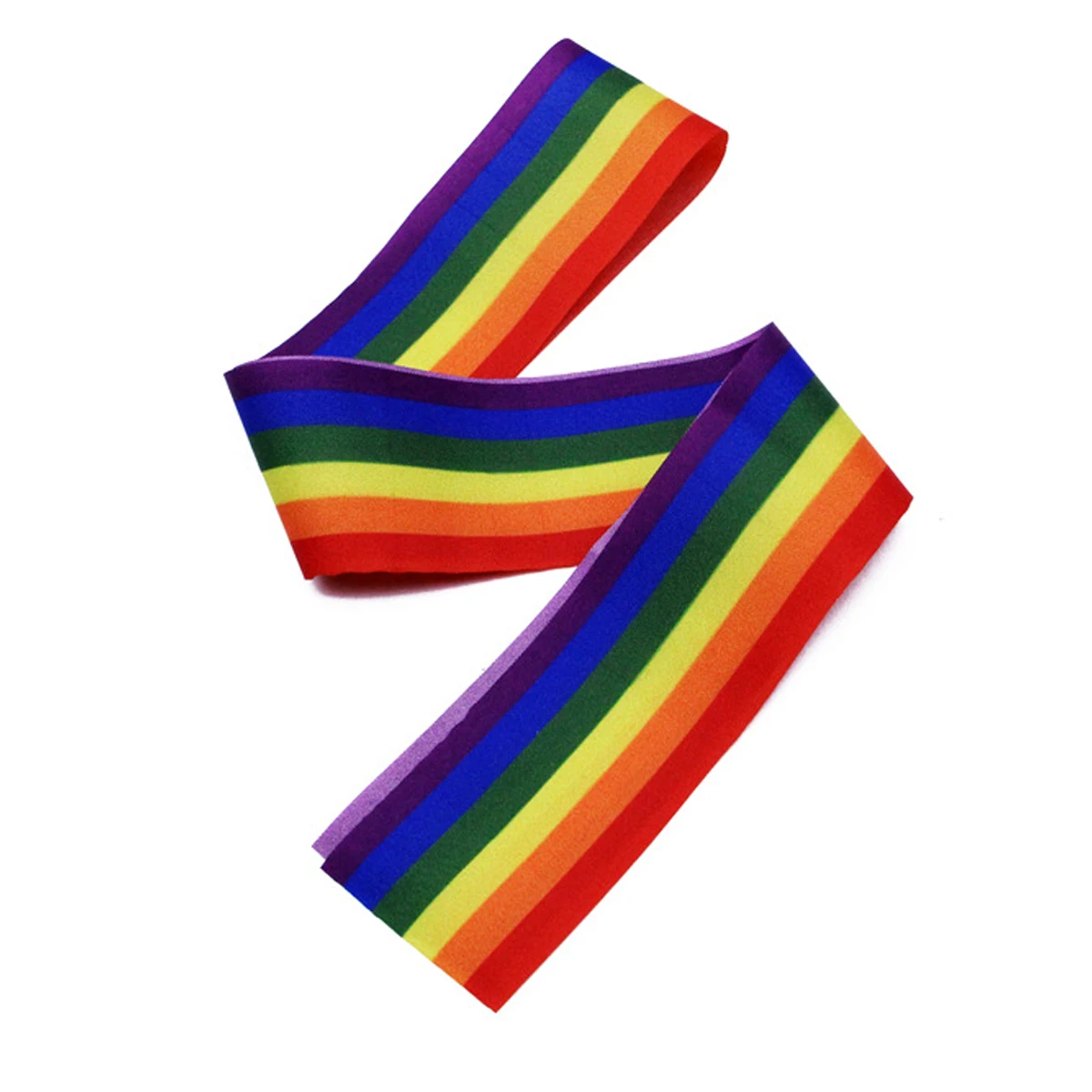 Rainbow Flag Long Ribbon,Lgbtq Six Color Rainbow Gay Pride Ribbon Flag ...