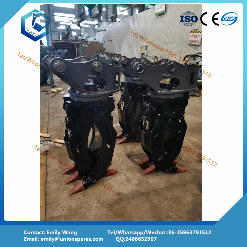 Hydraulic Rotating Wood Log Grapple Saw For 6ton 7ton 8ton 9ton ...