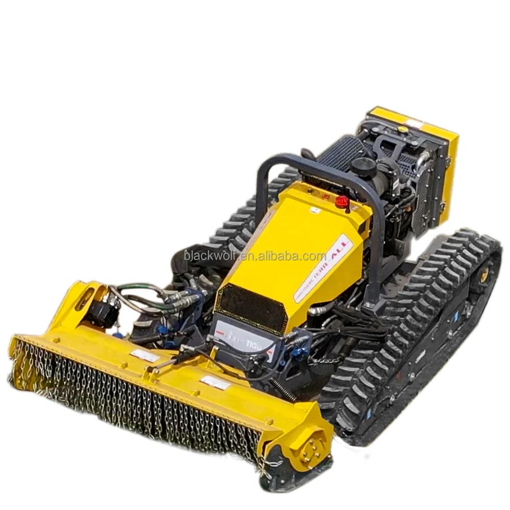 Crawler Lawn Mower Zero Turn Grass Cutter Machine - Buy Rubber Track ...